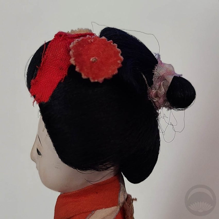 Katsura Ningyo - Japanese Doll with Six Wigs - 着物月 Kimono Tsuki